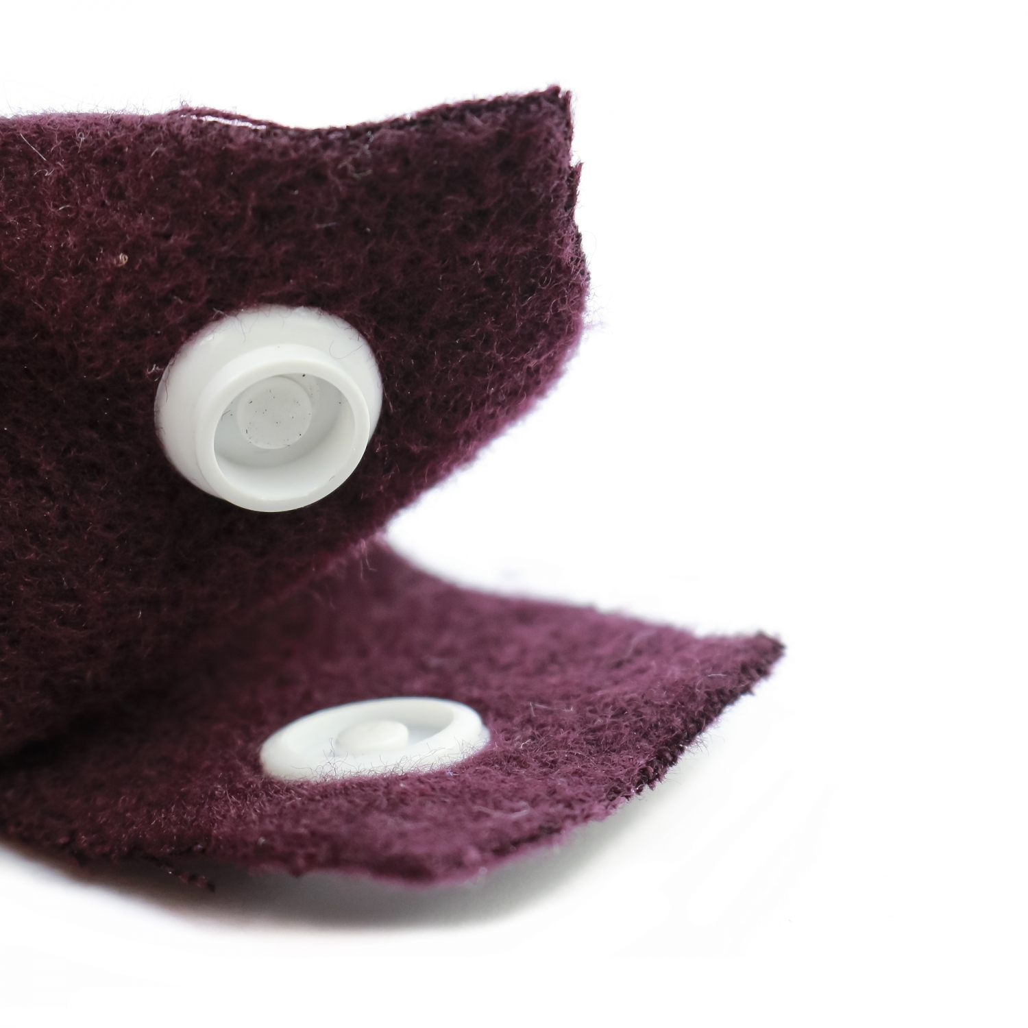 Capse din Plastic, 15 mm, Alb, Negru (1.000 seturi/pachet) - Emidale