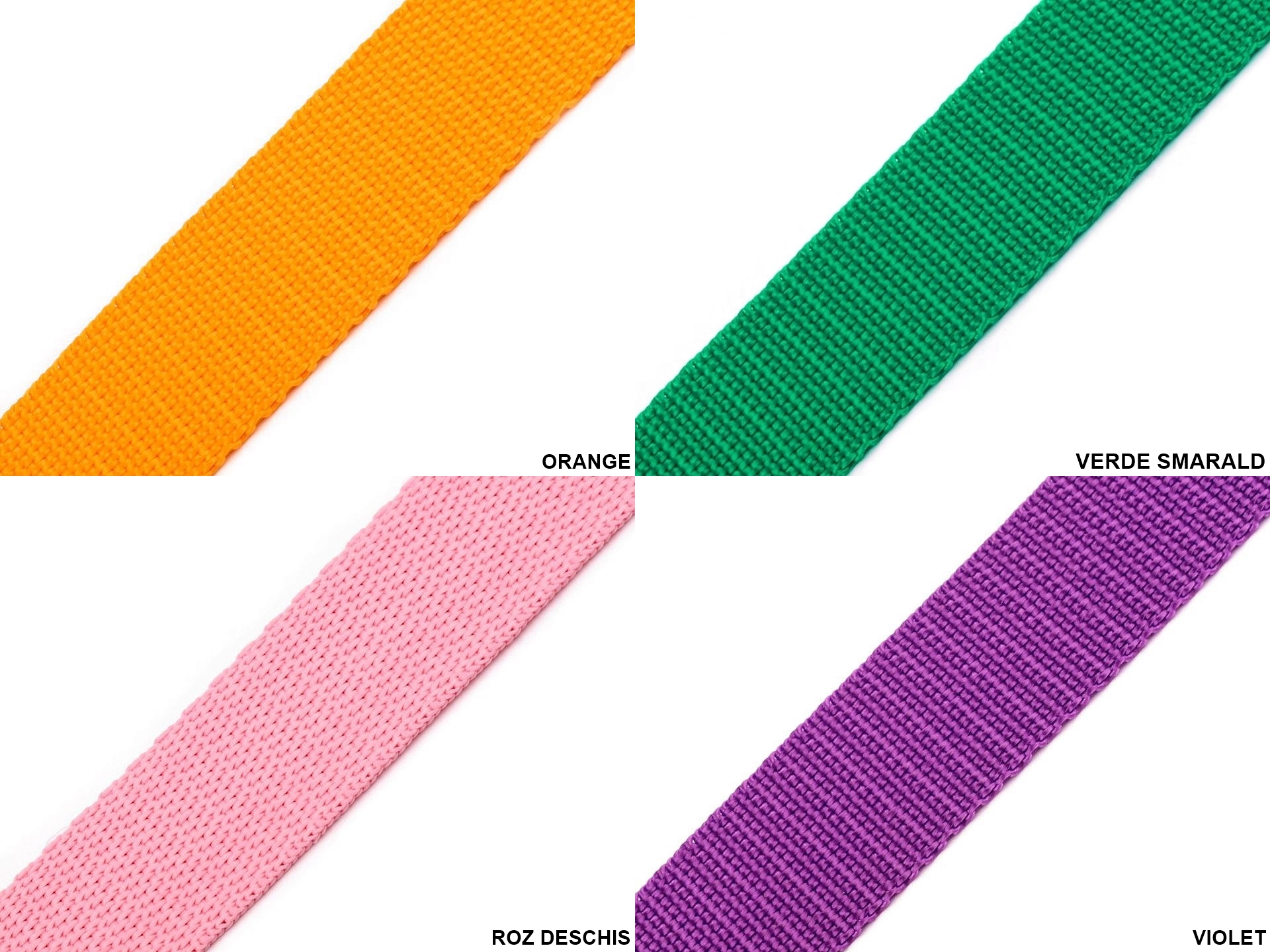 Chinga Polipropilena, 24 mm, Color (25 metri/rola) - Emidale