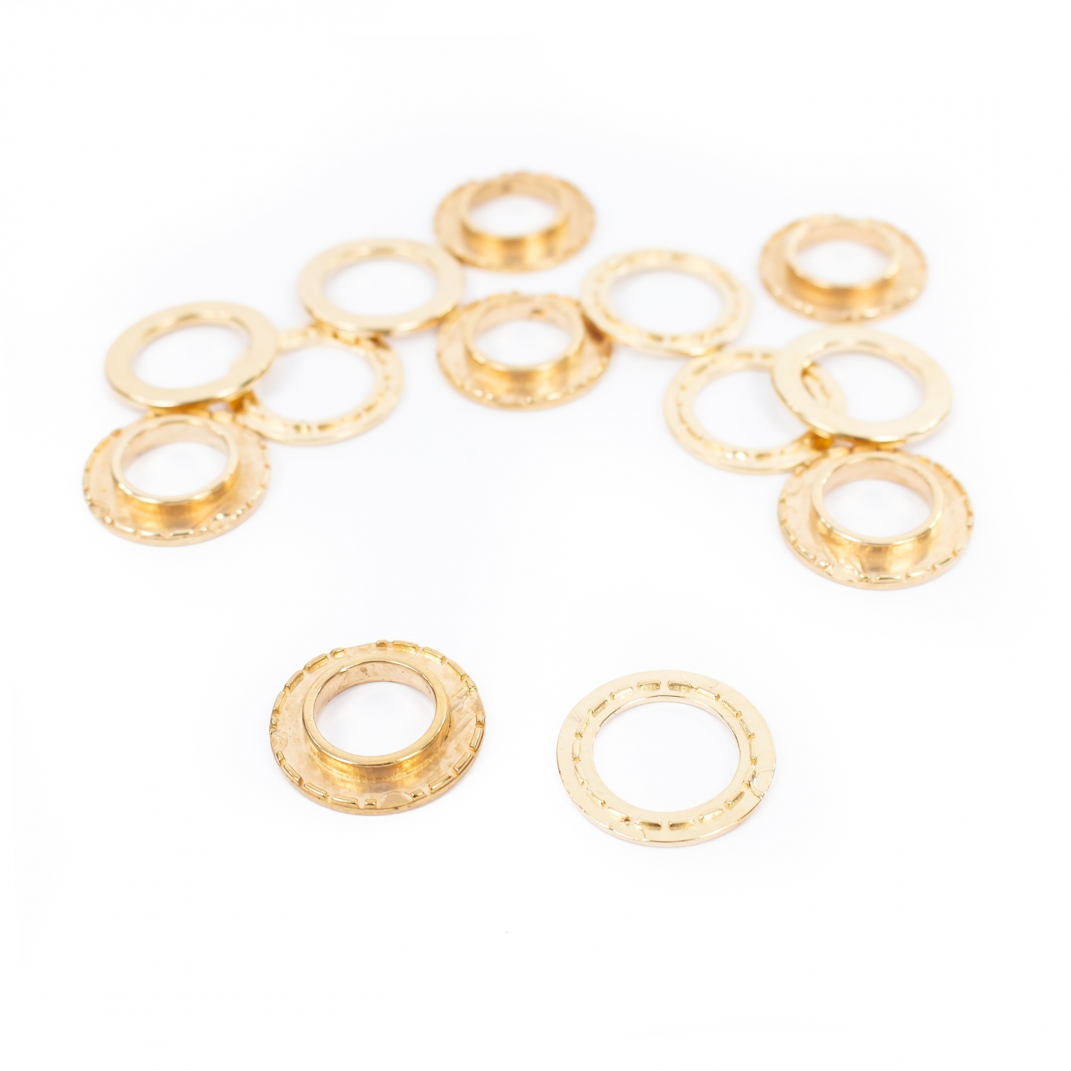 Ocheti si Saibe, Metal, 23 mm (200 seturi/pachet) - Emidale