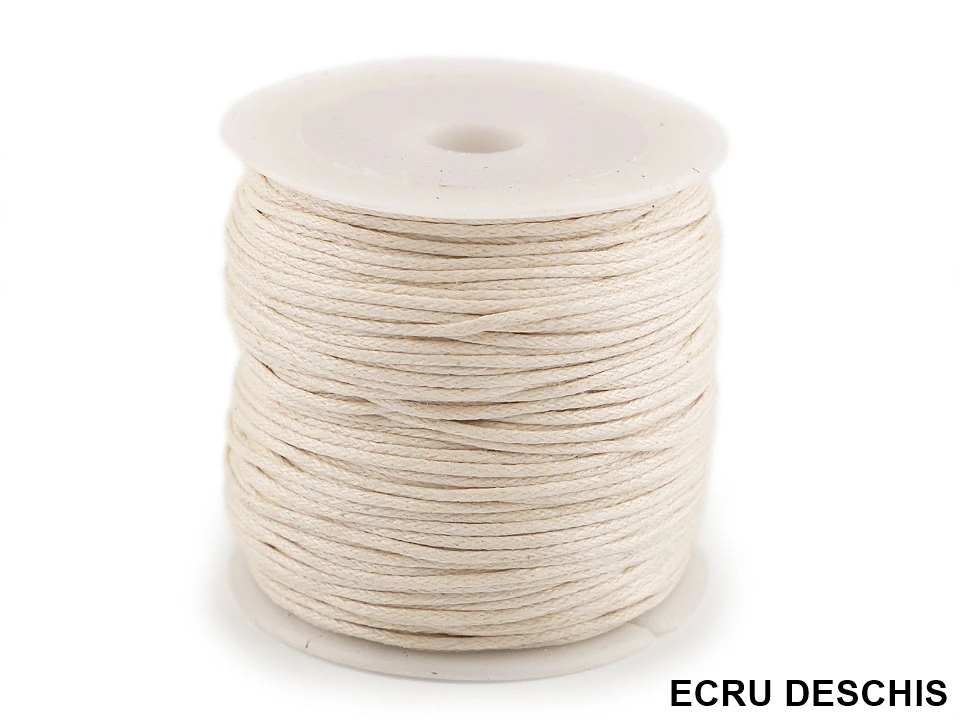 Snur din Bumbac Cerat, 0.8 mm (1 rola) Cod: 310117 - Emidale