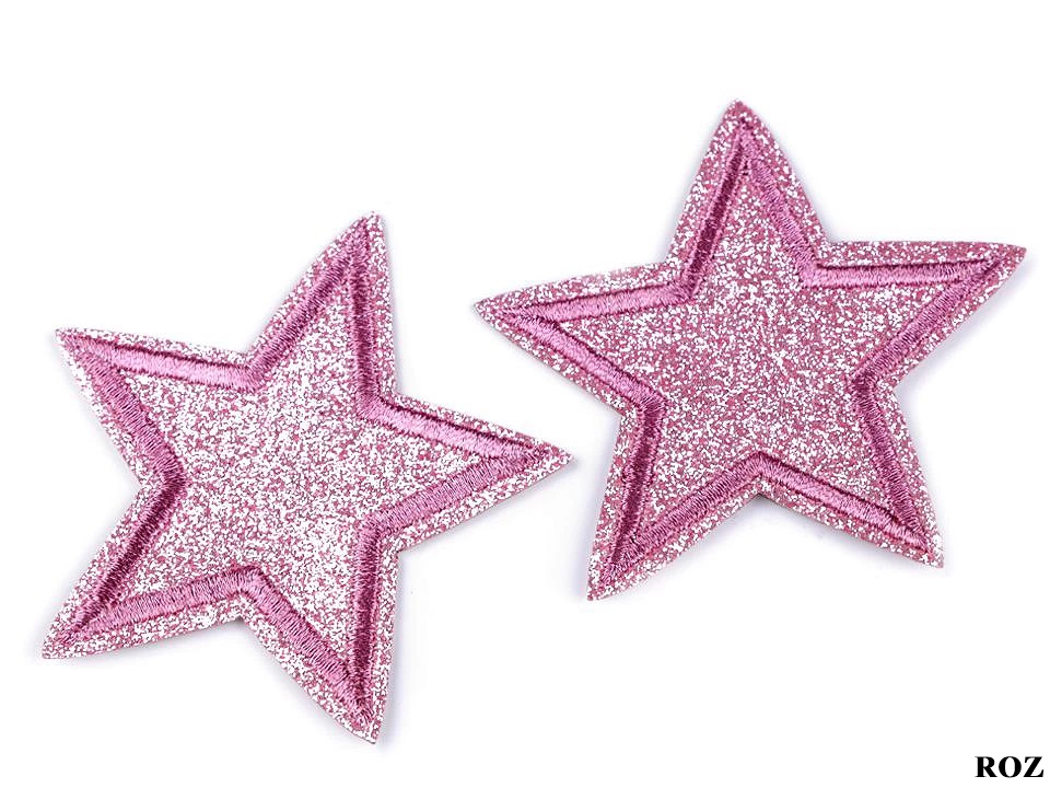 Embleme Termoadezive, Stea (10 bucati/pachet) Cod: 390630 - Emidale