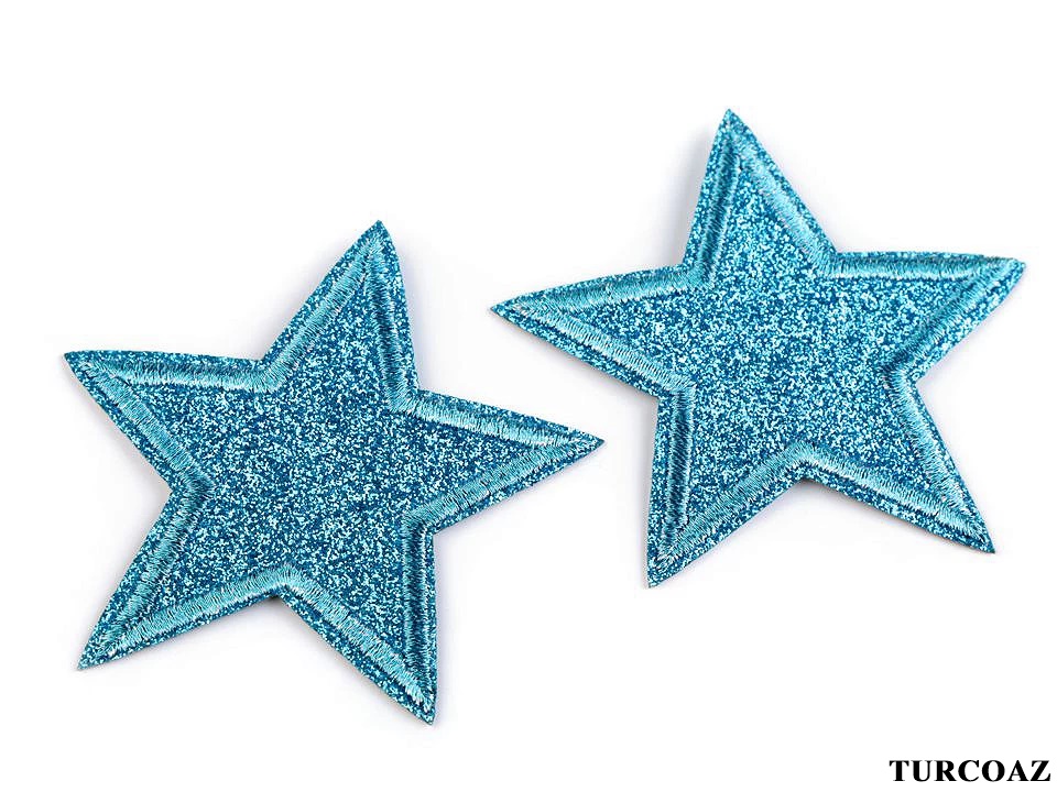 Embleme Termoadezive, Stea (10 bucati/pachet) Cod: 390630 - Emidale