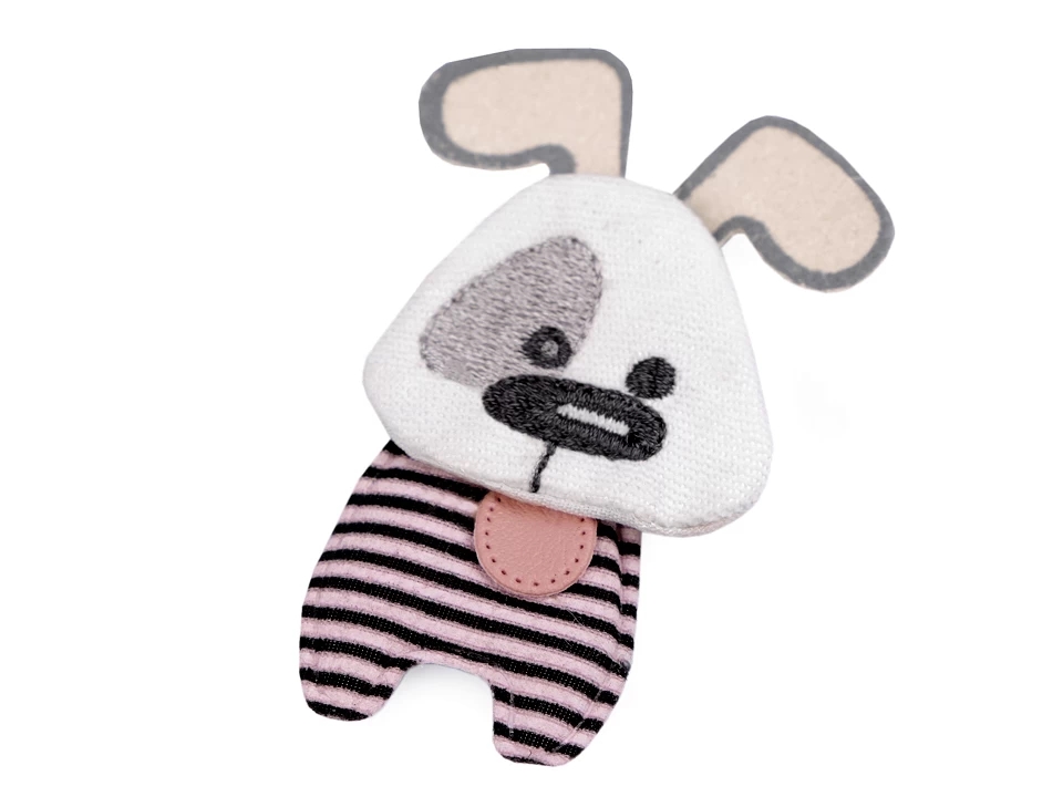 Aplicatii Textile, Catel, Iepuras (10 bucati/pachet) Cod: 400102 - Emidale