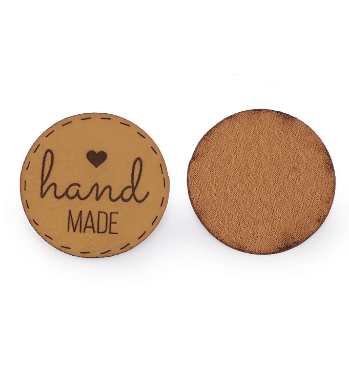 Eticheta Piele Ecologica, 30 mm (10 bucati/punga) Cod: 400179 - Emidale