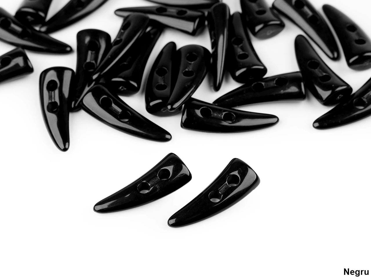 Nasturi cu Doua Gauri, Corn (50 bucati/punga)Cod: 120743 - Emidale